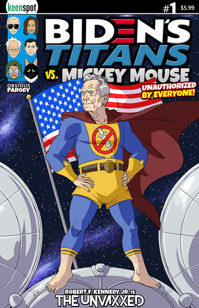 BIDEN'S TITANS VS. MICKEY MOUSE #1 Comic Book – KeenspotShop.com